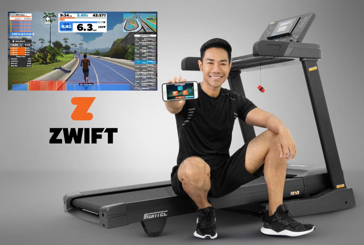 ลู่วิ่งไฟฟ้า Zwift Run - MEGA Fitness เครื่องออกกำลังกาย อันดับ 1 ในไทย