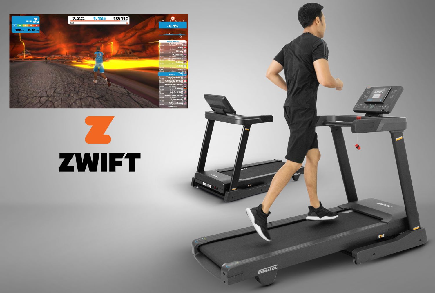 ลู่วิ่งไฟฟ้า Zwift Run - MEGA Fitness เครื่องออกกำลังกาย อันดับ 1 ในไทย